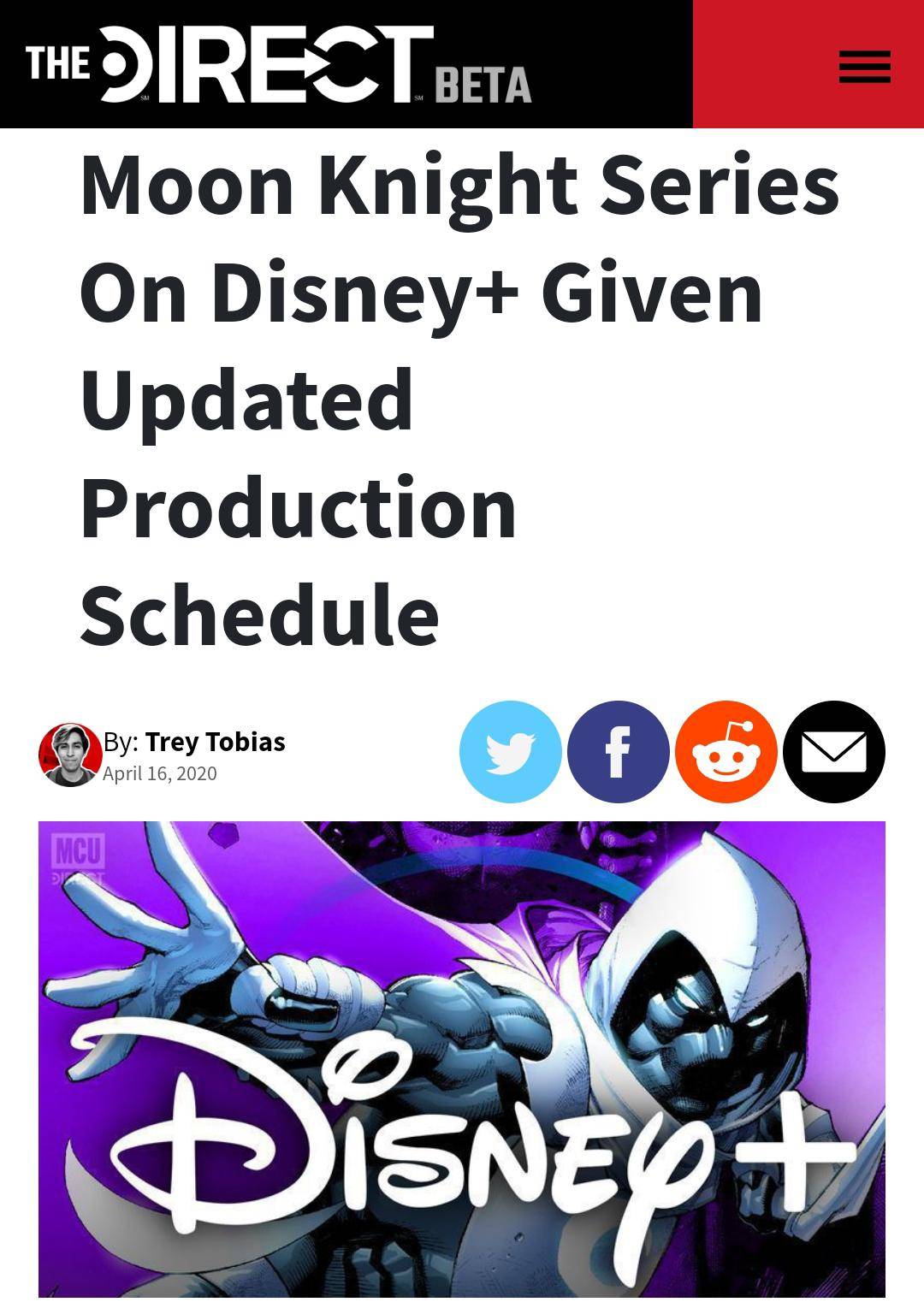 Moon Knight series is set to start filming in November. | Scrolller