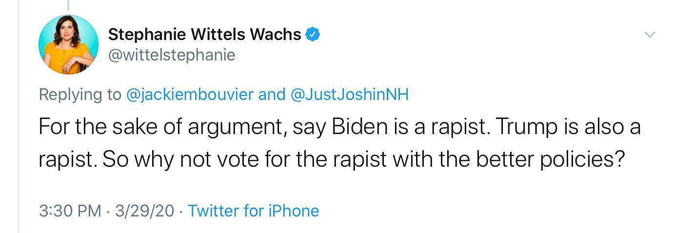 The new slogan is “the rapist with the better policies” | Scrolller