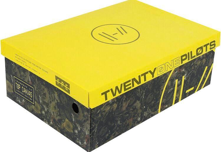 The official box for the new camo shoes | Scrolller