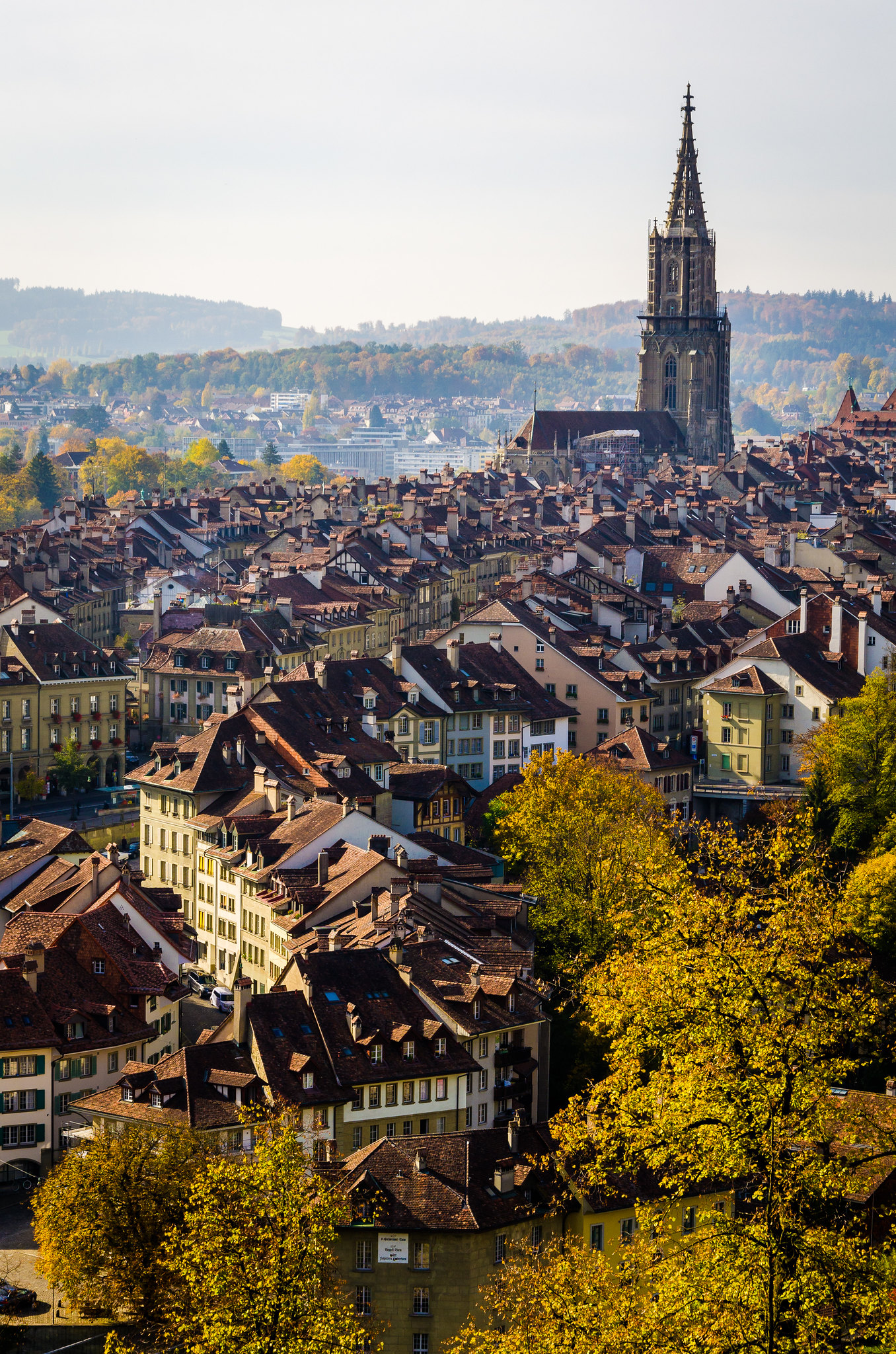 The Old Town and Münster tower - Bern [OC][1356x2048] | Scrolller