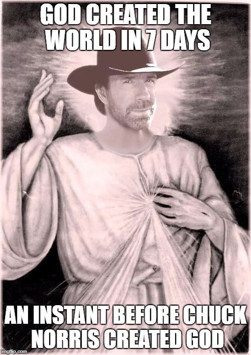 The omnipotent Chuck Norris | Scrolller
