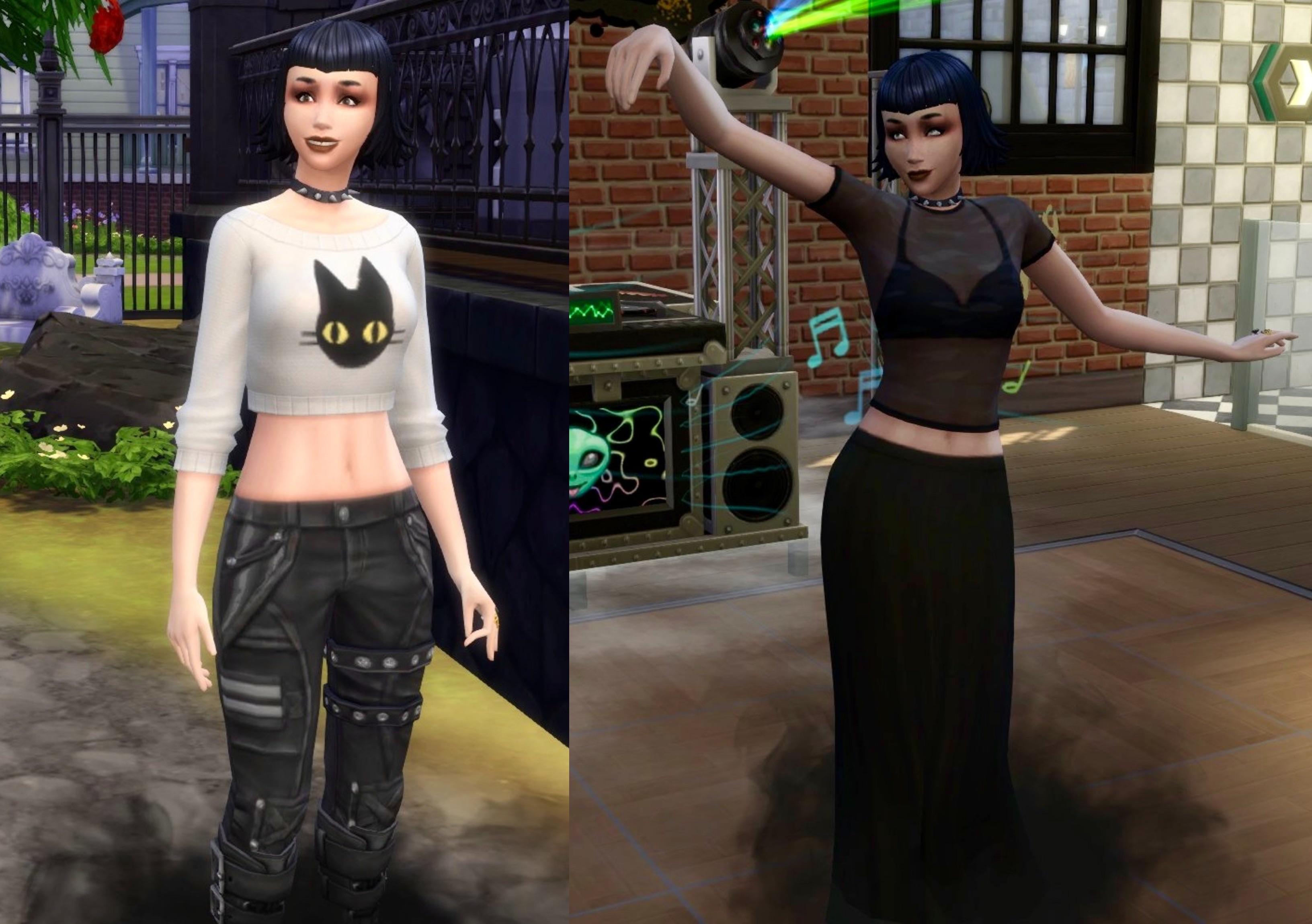 the one and only daughter of Cassandra Goth and the Grim Reaper, meet Margot Grim 💀 | Scrolller