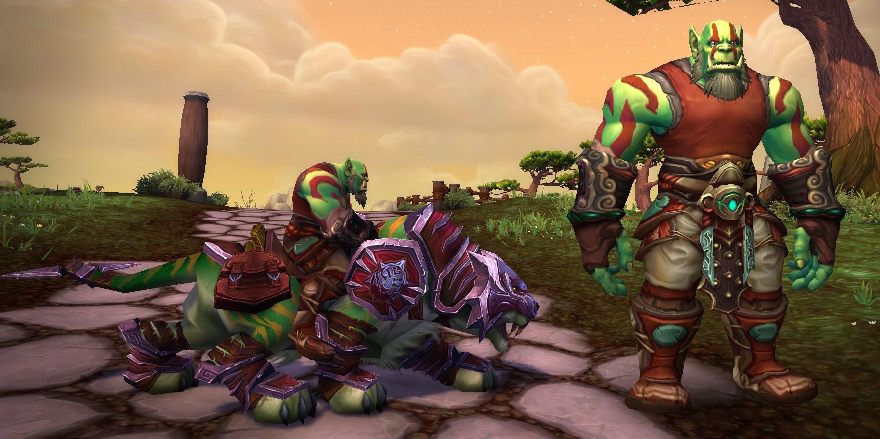 The Past meets the Future - My 1st Orc Monk Transmog | Scrolller