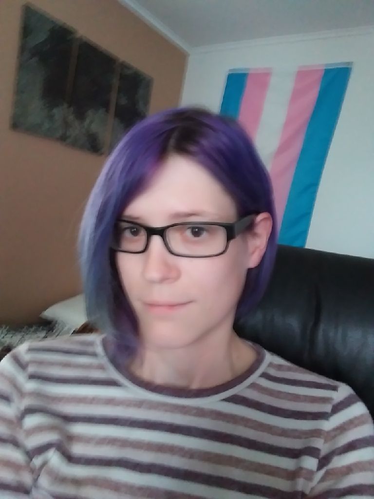 The peer presure got to me. Repping the trans community with my flag! | Scrolller