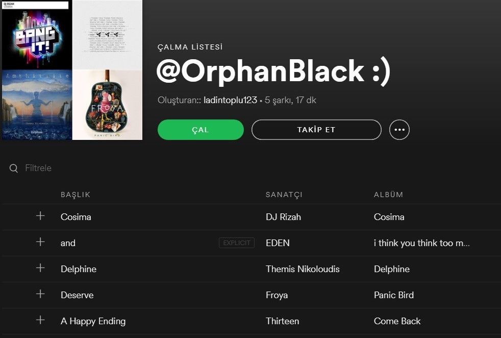 The perfect spotify playlist / Cosima and Delphine Deserve A Happy Ending | Scrolller