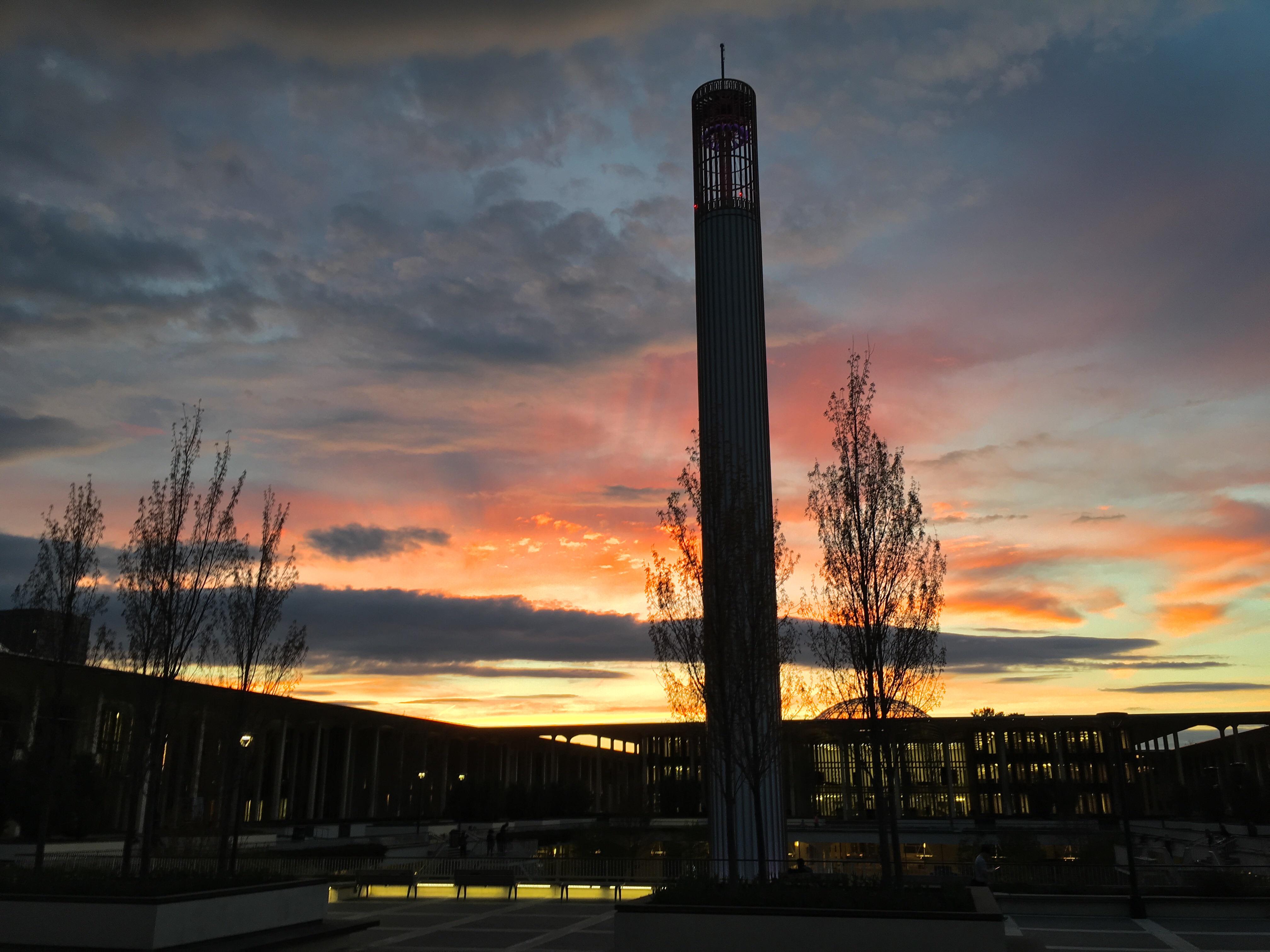 The Podium at Sunset | Scrolller