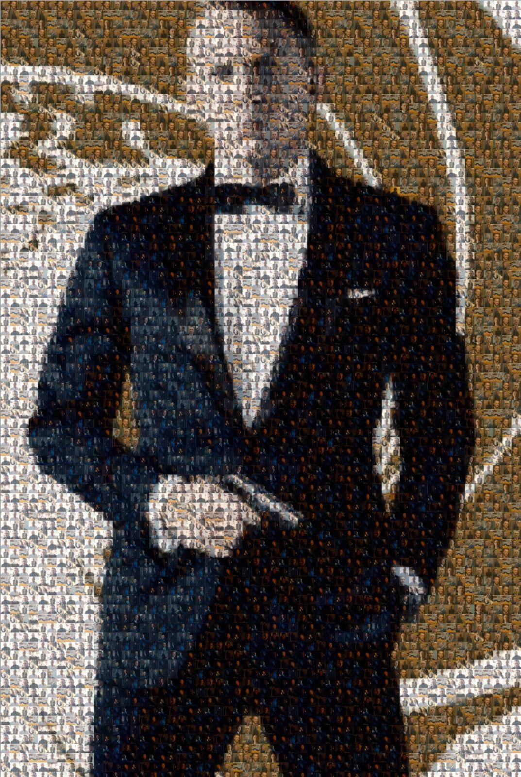 The poster of Skyfall made entirely of scenes from it | Scrolller
