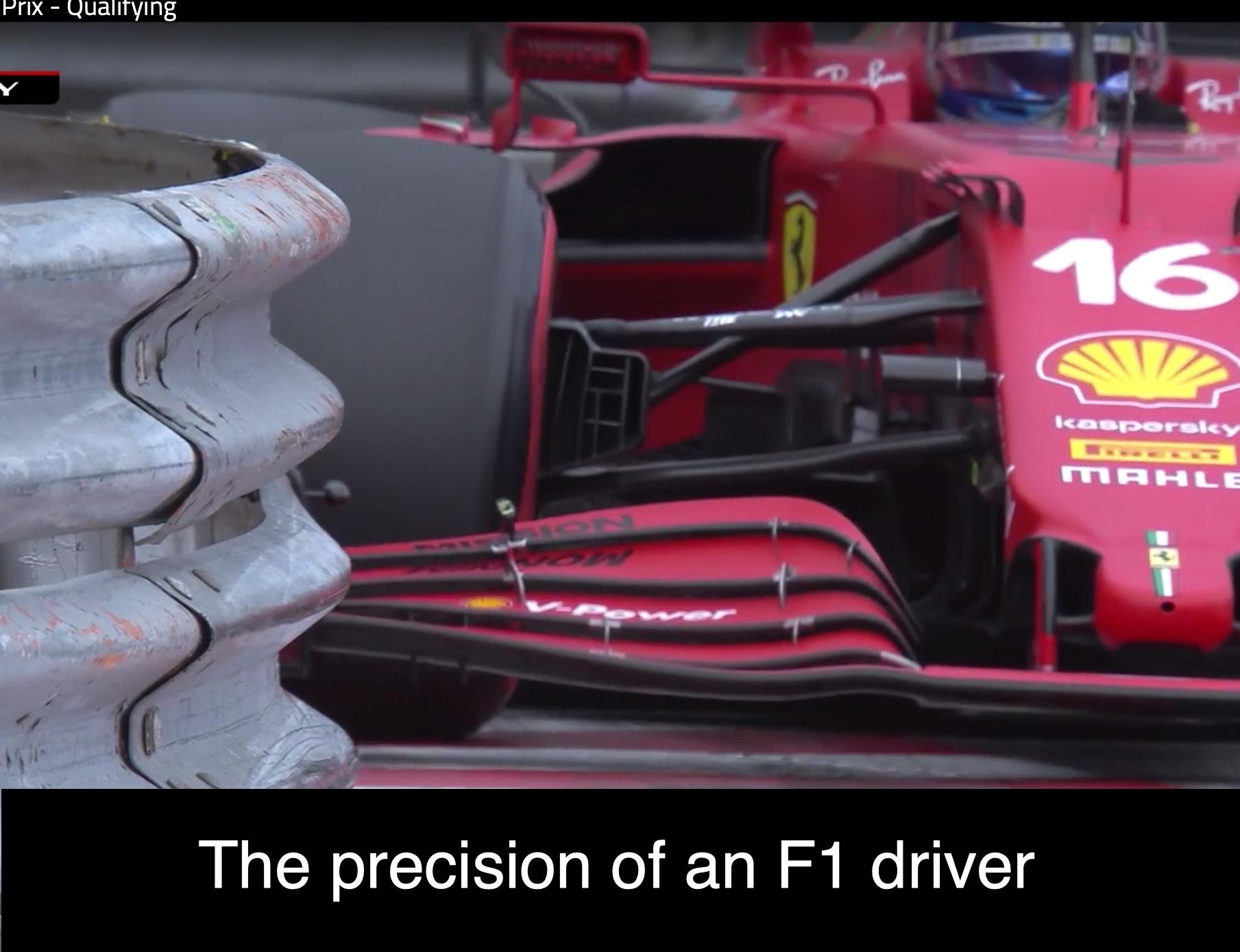 The precision of an F1 driver | Scrolller