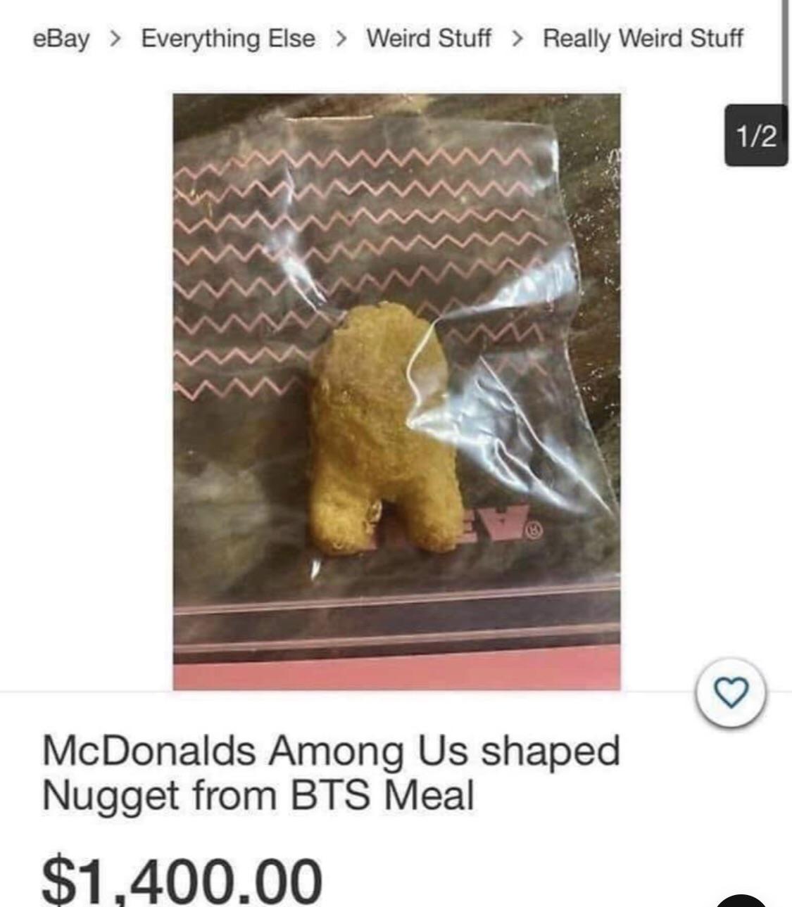 The price to pay for amogus nugget | Scrolller