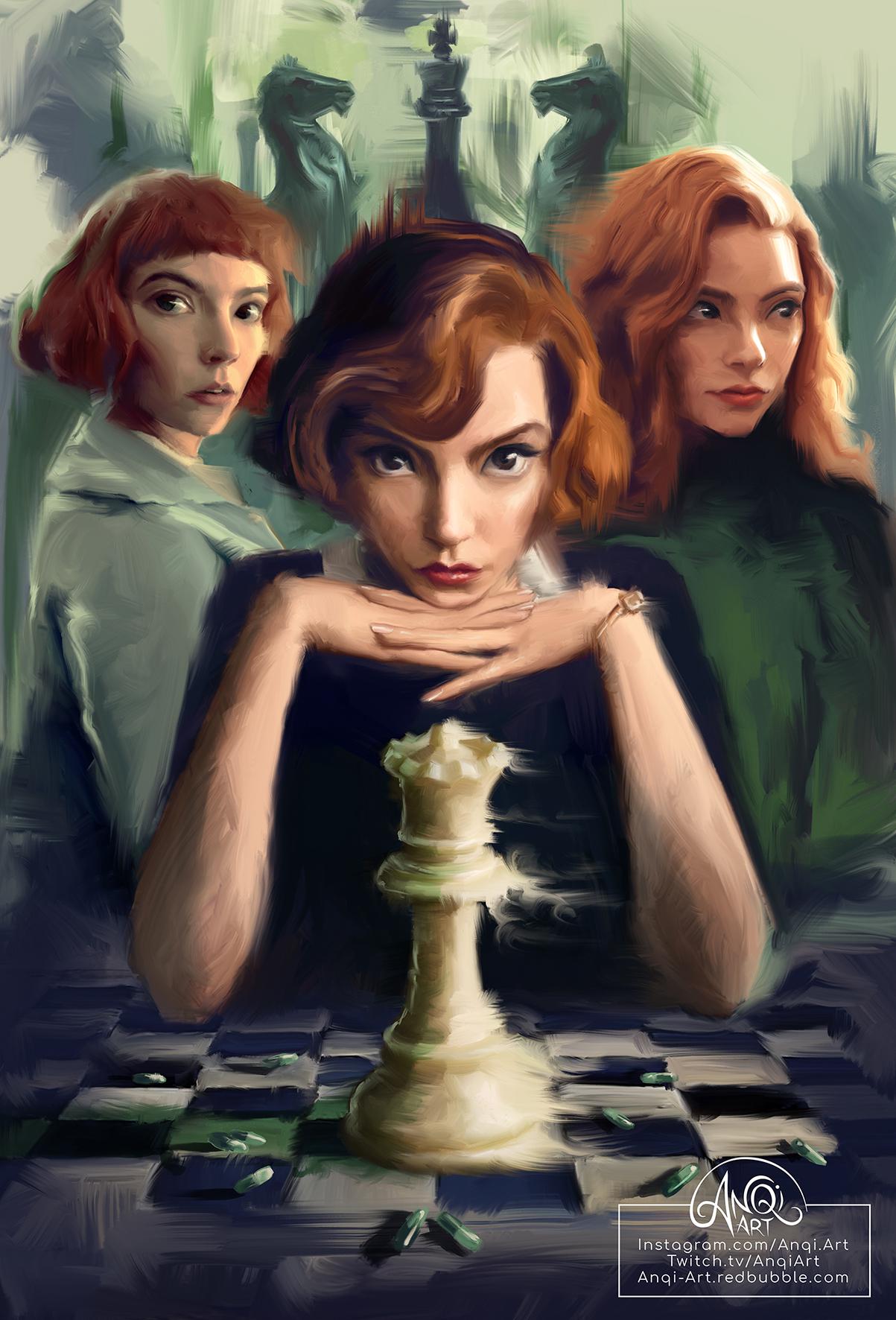 The Queens Gambit fanart by me. | Scrolller