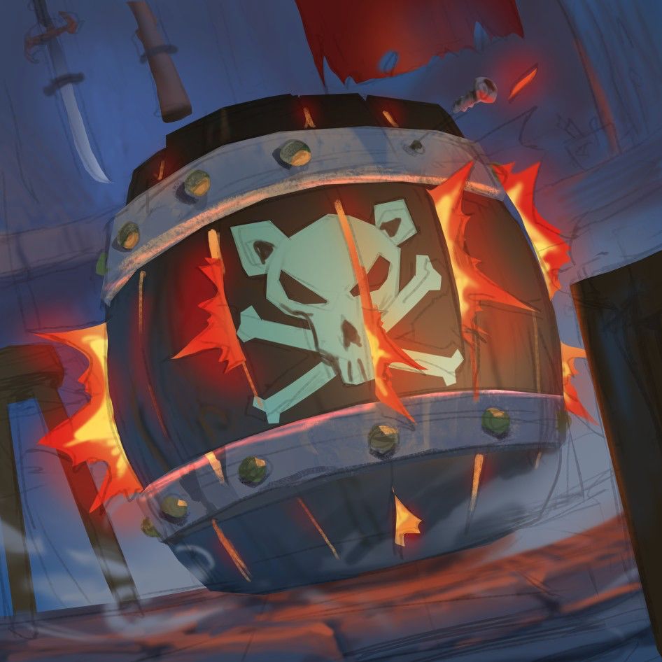 The Rat's Explosive Barrel ready to cause some serious health issues :o Art by Mihai Radu ...