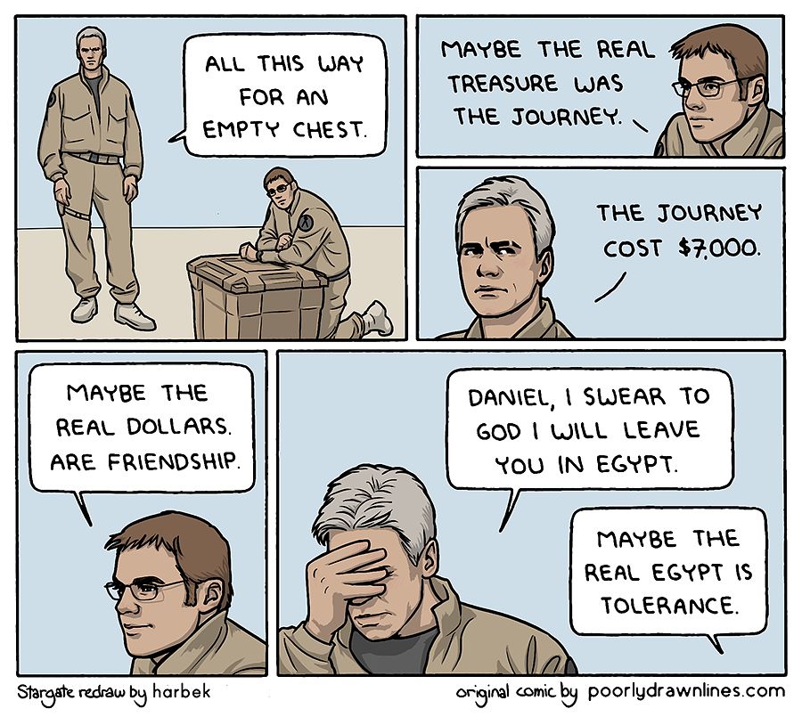 The real treasure is the journey. | Scrolller