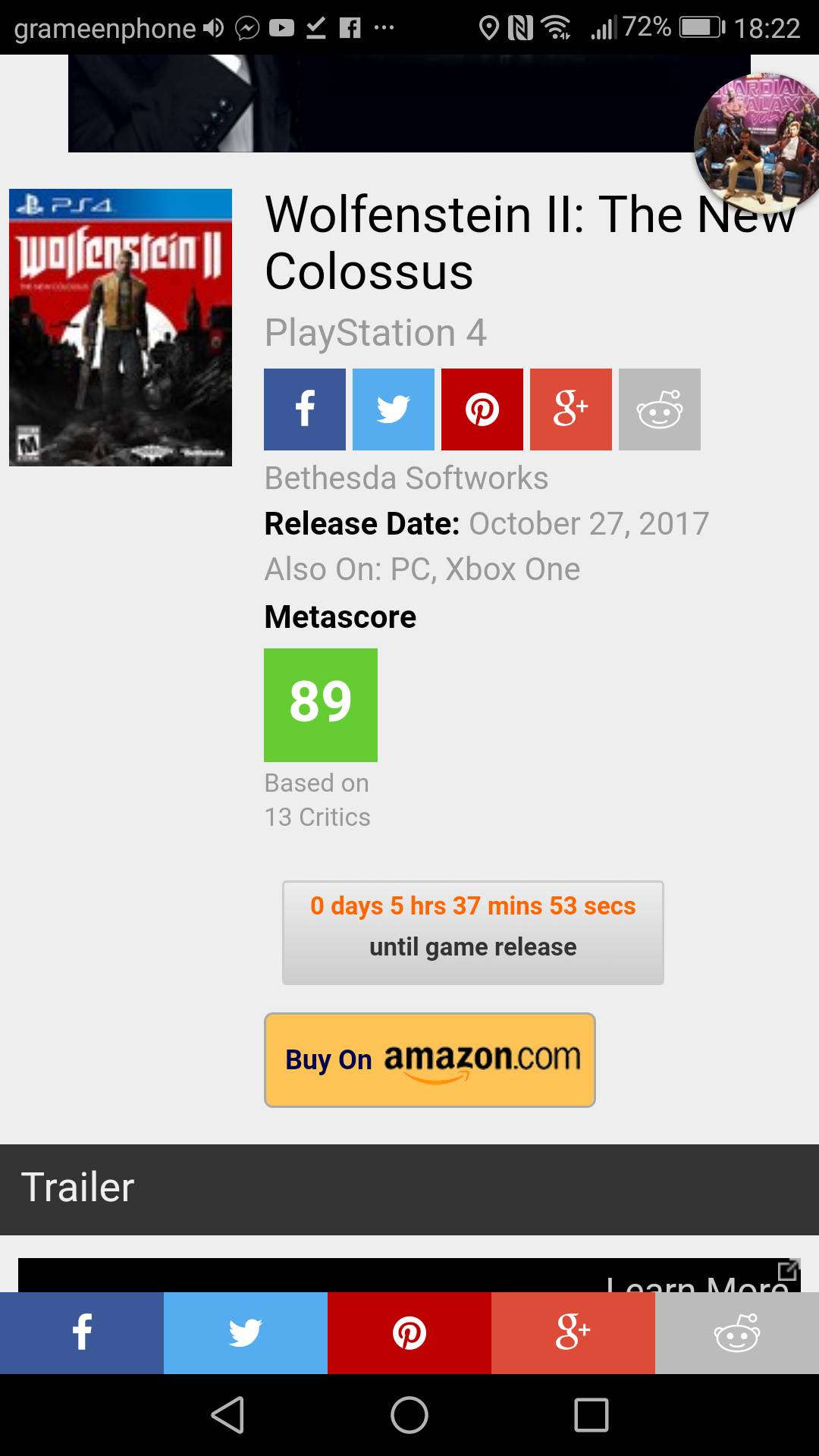 The reviews are in - Wolfenstein 2 looks like a Game of The Year candidate. | Scrolller