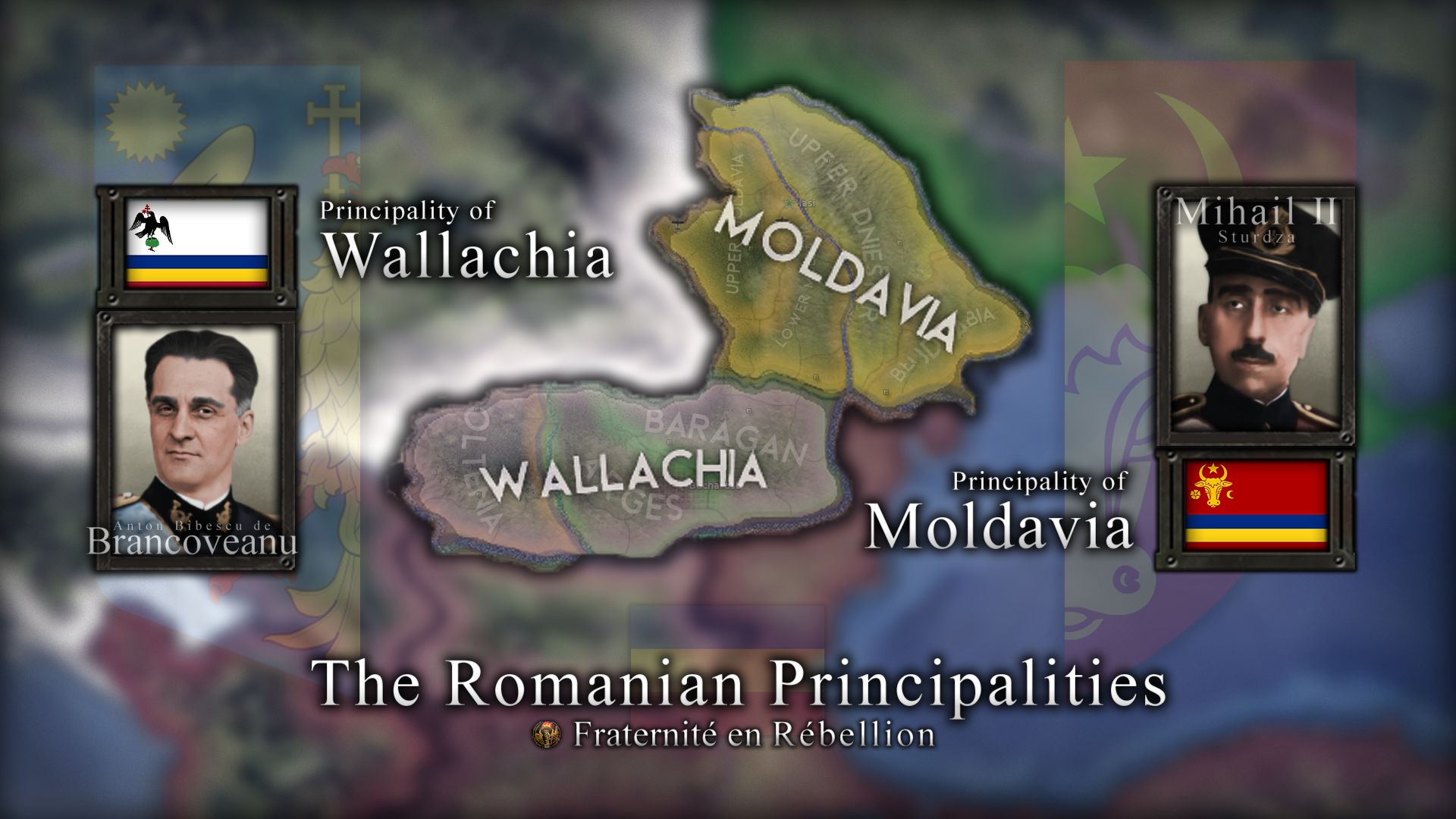 The Romanian Principalities, Wallachia and Moldavia, in 1933! Fraternité en Rébellion | Scrolller