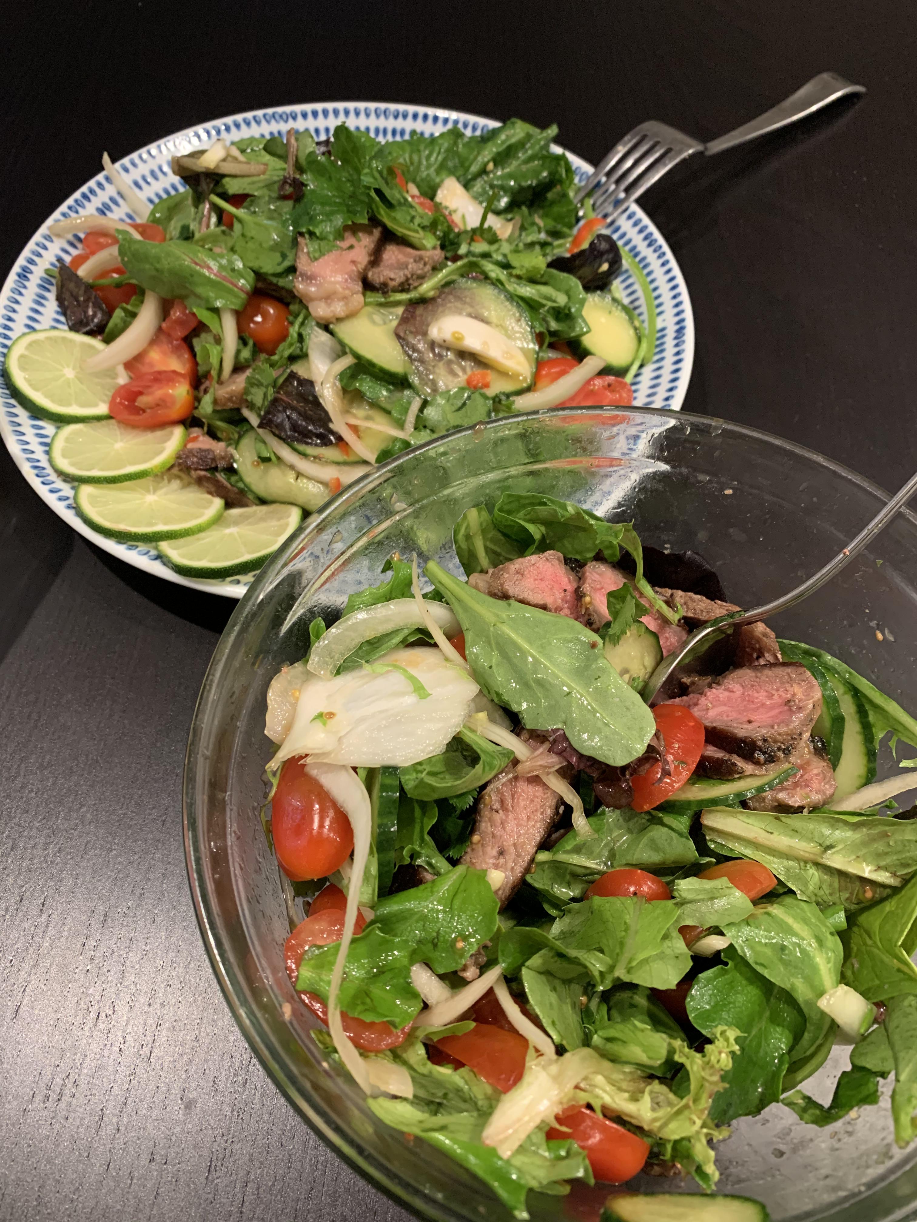 The roomie made Thai salad 🥗😄 | Scrolller