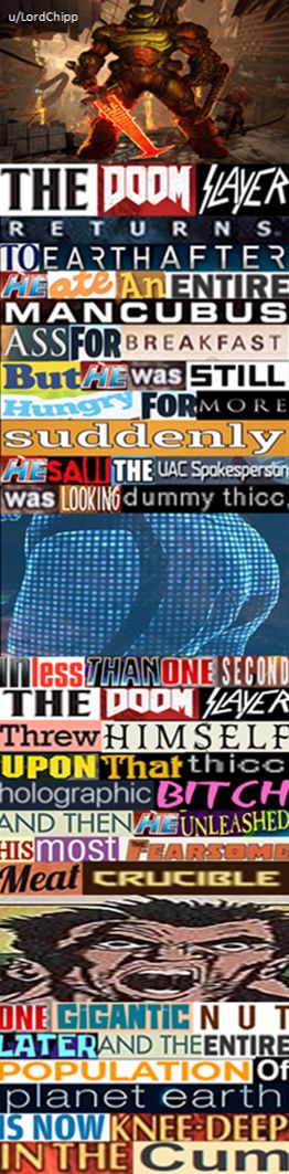 The sequel to my previous Doom dong | Scrolller