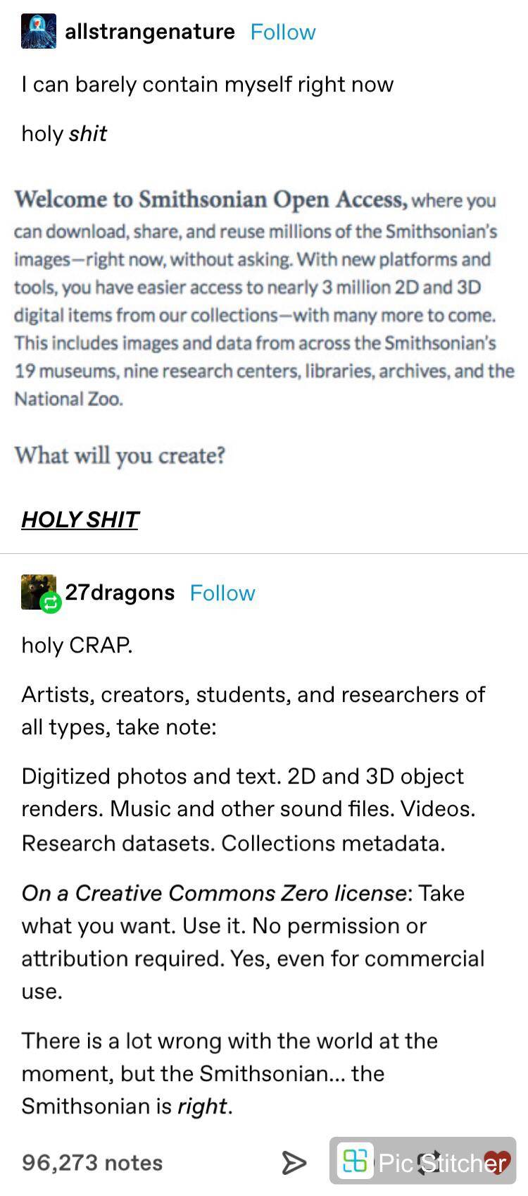 The Smithsonian does things right | Scrolller