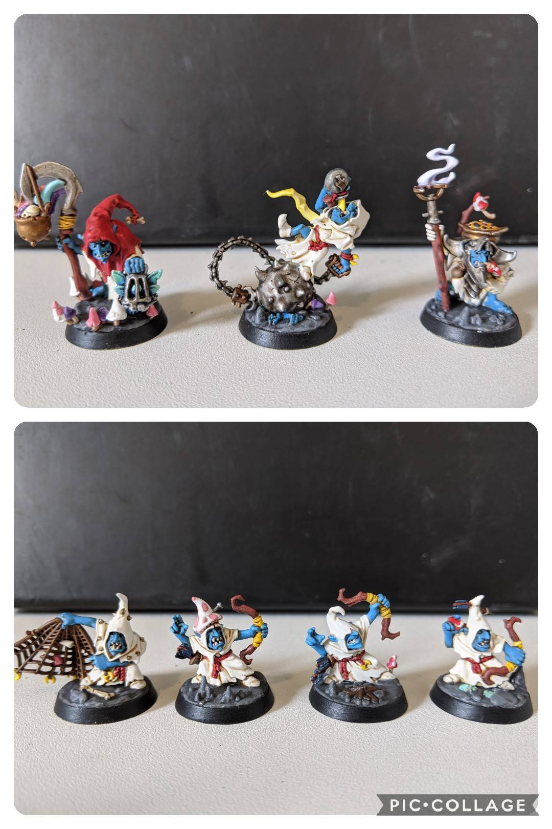 The start of my Gloomspite Smurfs - just some squigs and hoppers to go | Scrolller