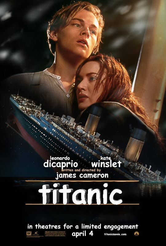 The Titanic movie poster as it should be | Scrolller