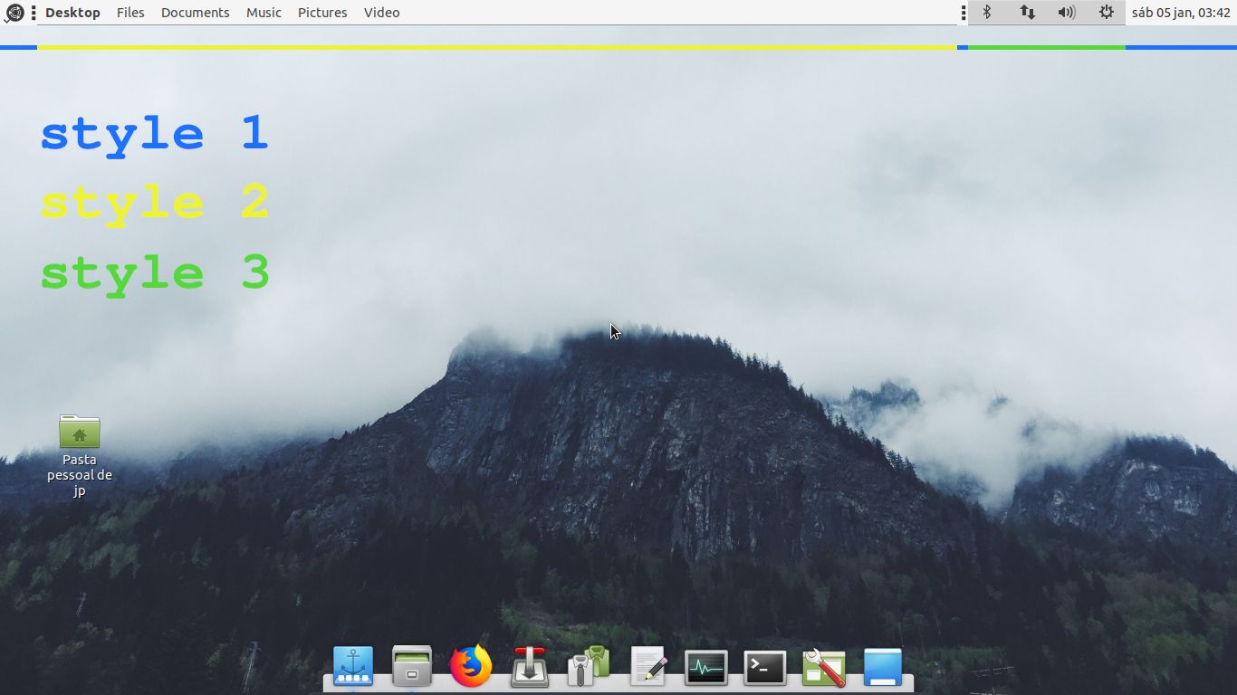 The top panel is using three different styles | Scrolller