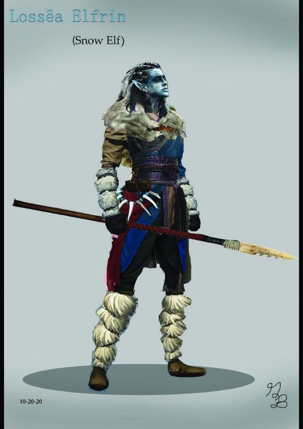 The tribal fey of the Snow elves(dieventart: wolfencroft) | Scrolller