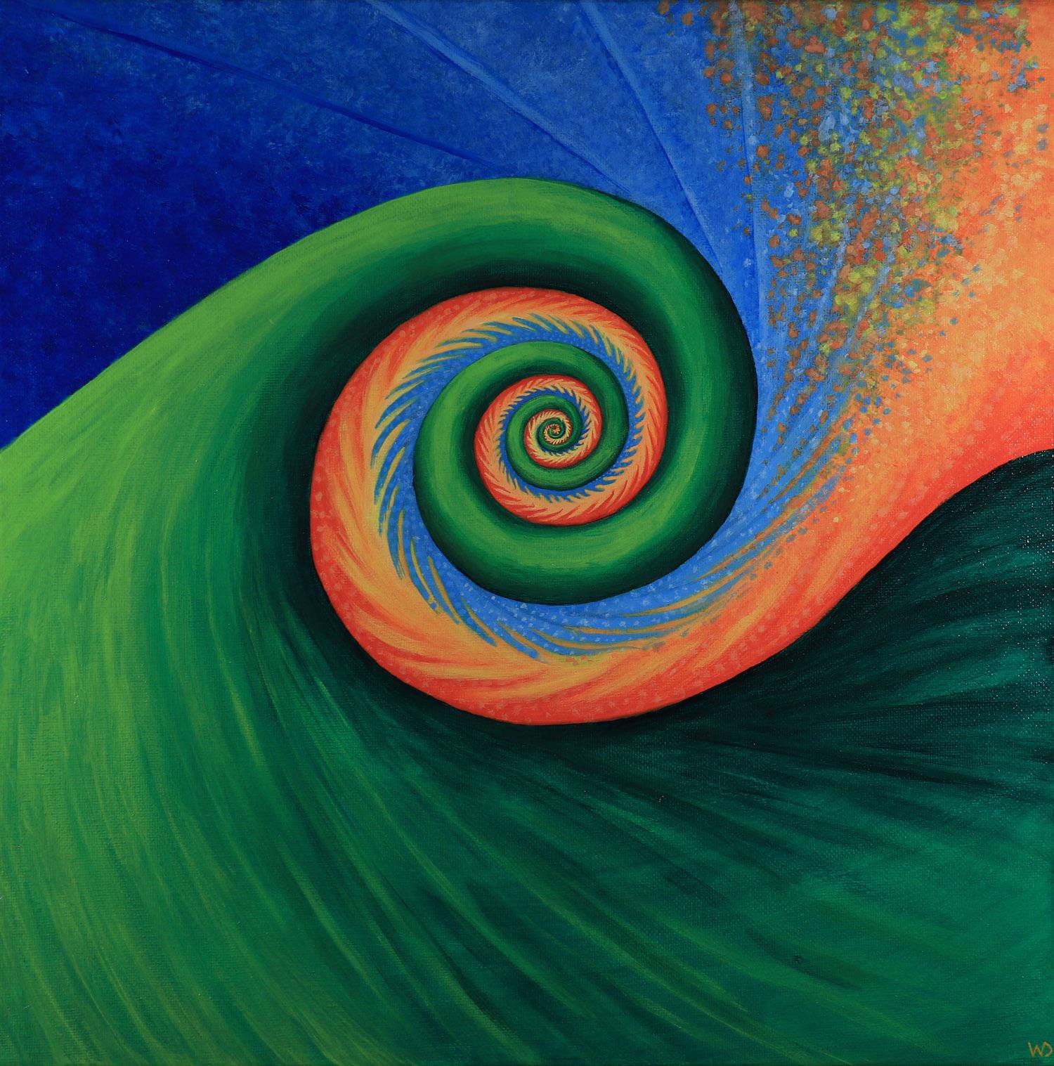 The Universe, Me, Acrylic, 2020 | Scrolller