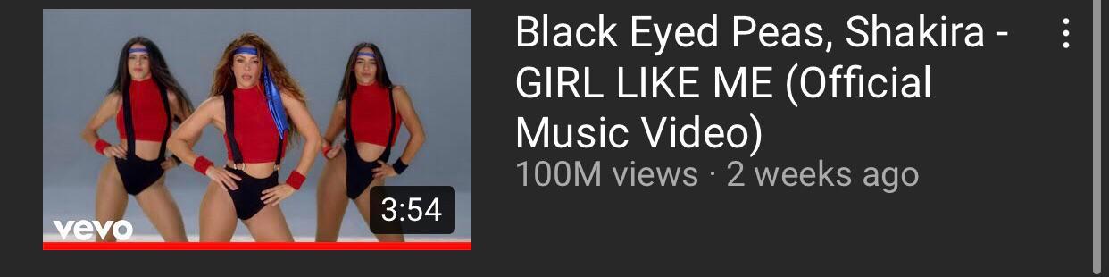 The video for Girl Like Me has just reached 100 million views!!! Keep watching! | Scrolller