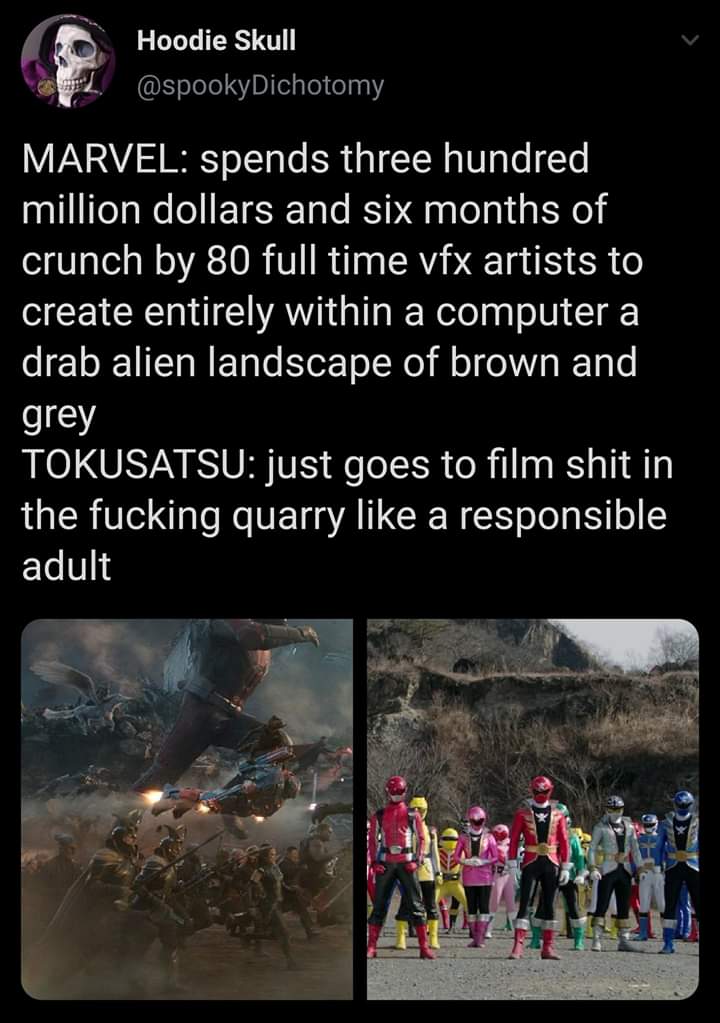 The Virgin Marvel Vs The Chad Tokusatsu Scrolller