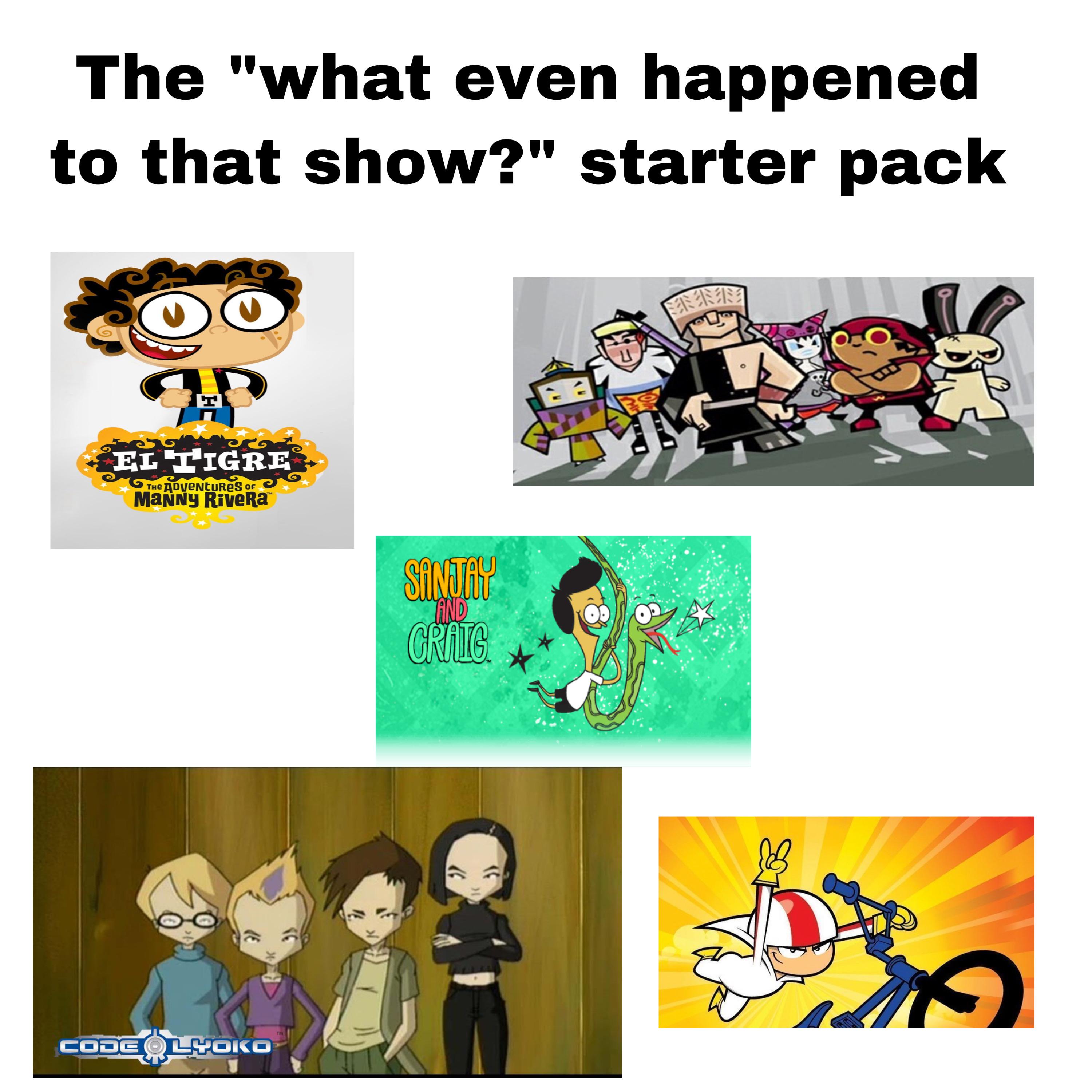 The “what even happened to that show?” Starter pack | Scrolller