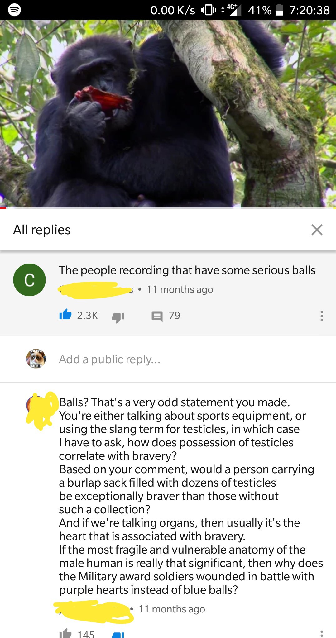 The YouTube comment section strikes again | Scrolller