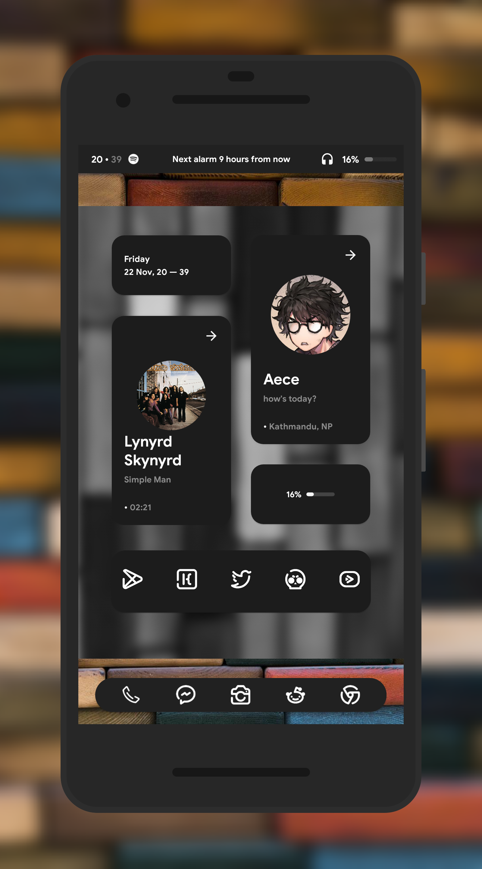 [THEME] My first KLWP theme... | Scrolller