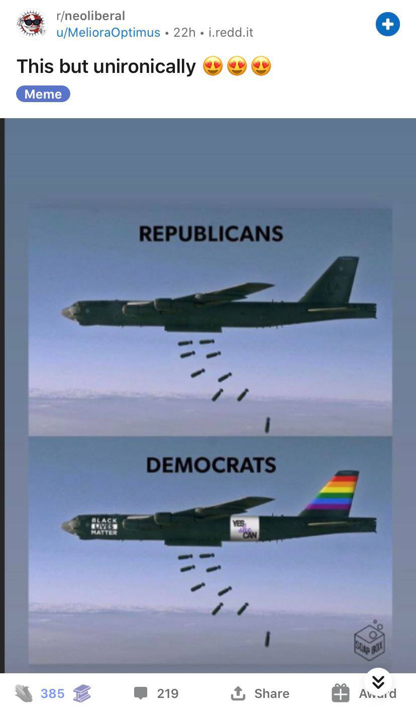 They're literally beyond parody at this point | Scrolller