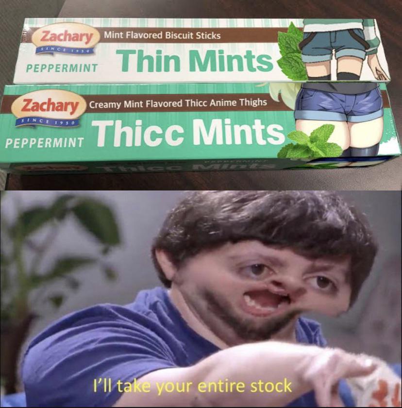 Thicc mints. | Scrolller