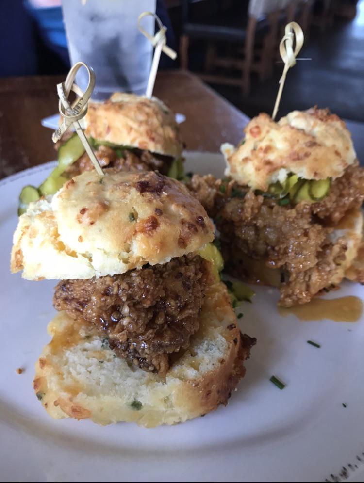 Thigh high chicken biscuits from Chef Art’s Homecoming at Disney Springs | Scrolller
