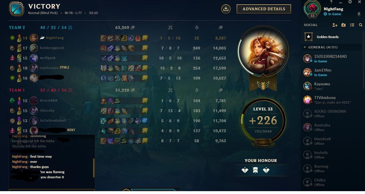 Third Game as Leona and First Time MVP | Scrolller