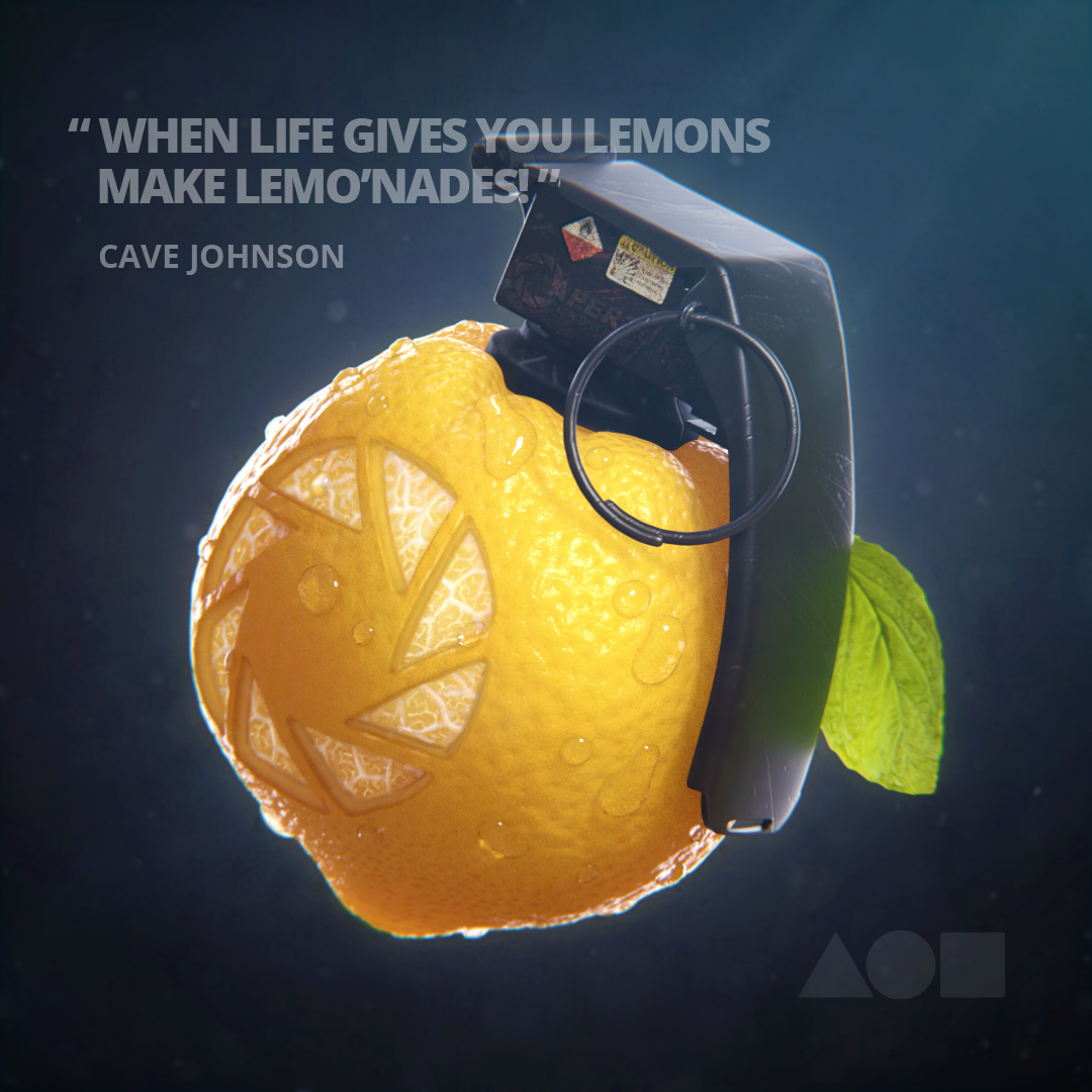 This Aperture Labs' lemon grenade has been minted, for science! :3 | Scrolller