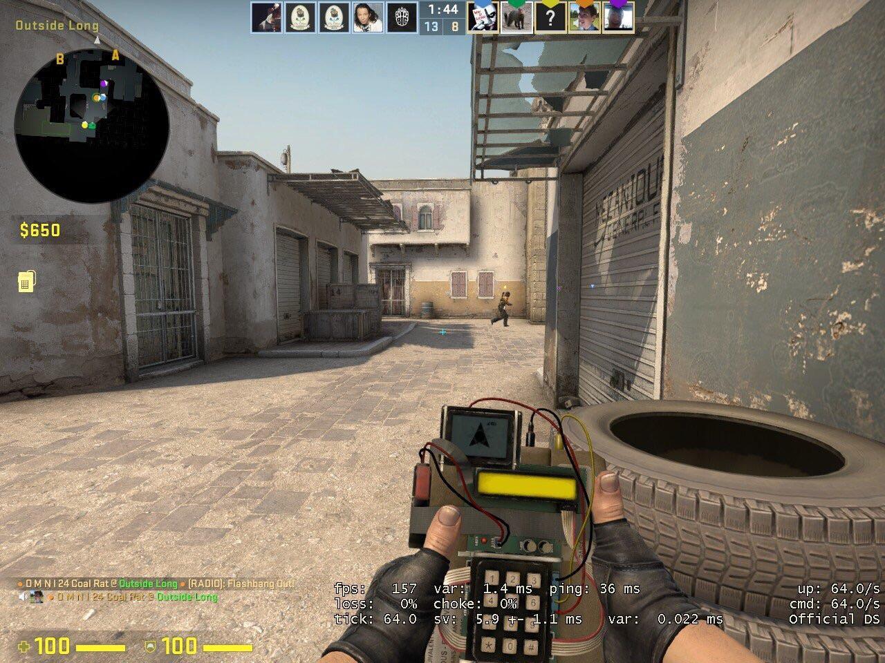 This bomb in CSGO is running Arch | Scrolller