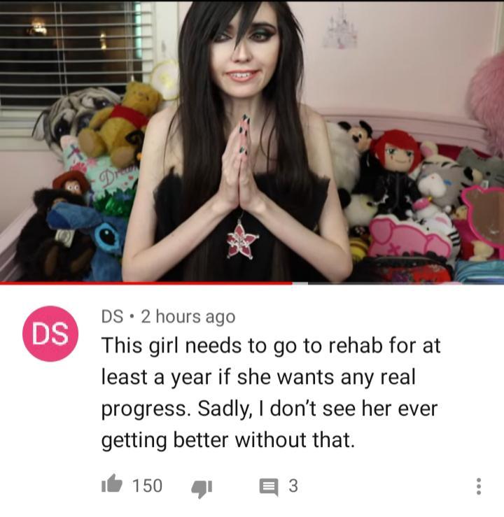 This comment. I hope she gets help again soon. She needs it so, so badly. | Scrolller