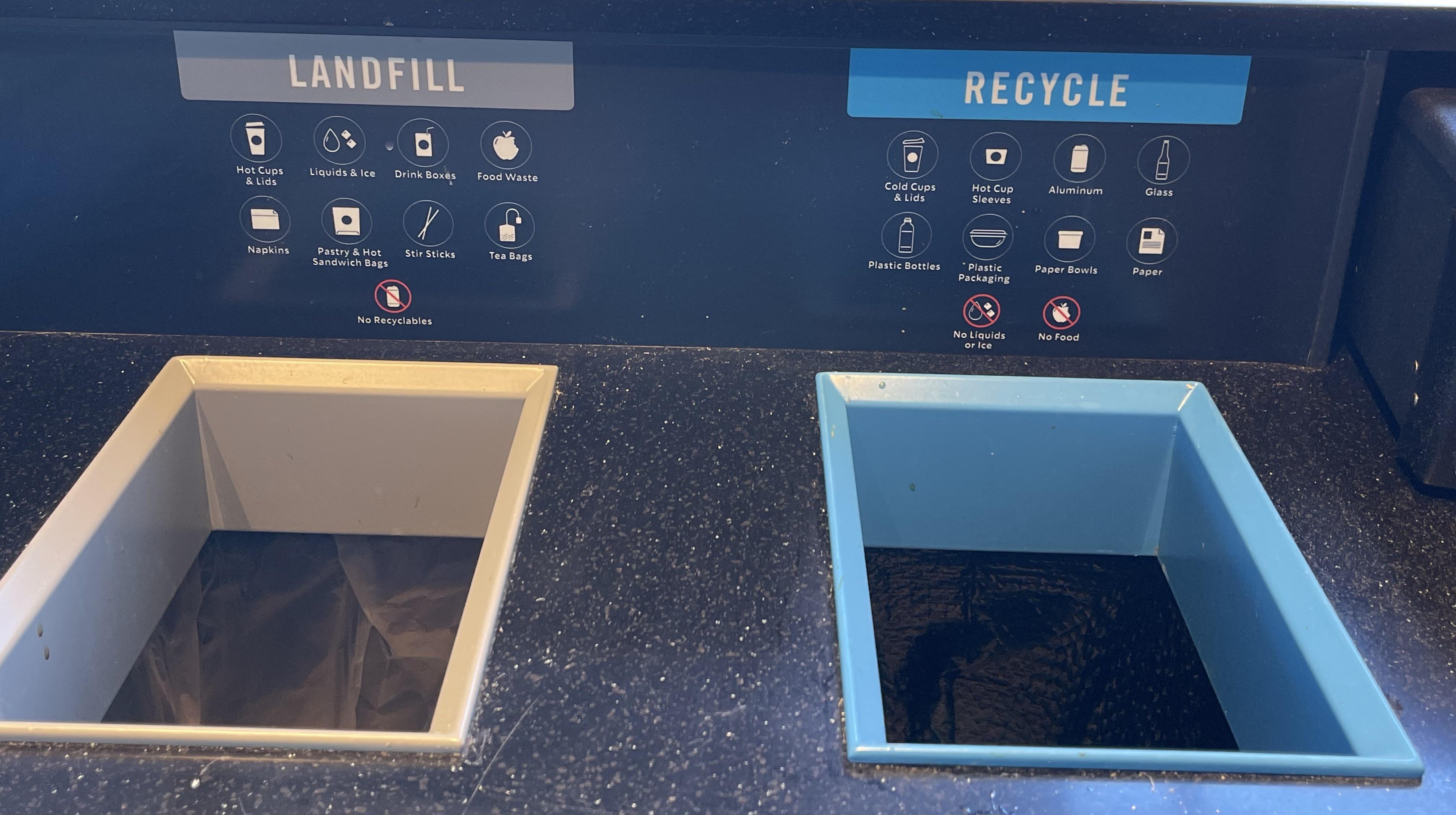 This cool guide on what you can recycle and what should go in the landfill. | Scrolller