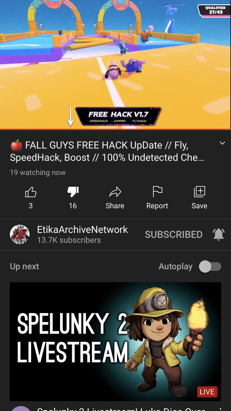 This Etika archive channel got hacked, please report it! | Scrolller