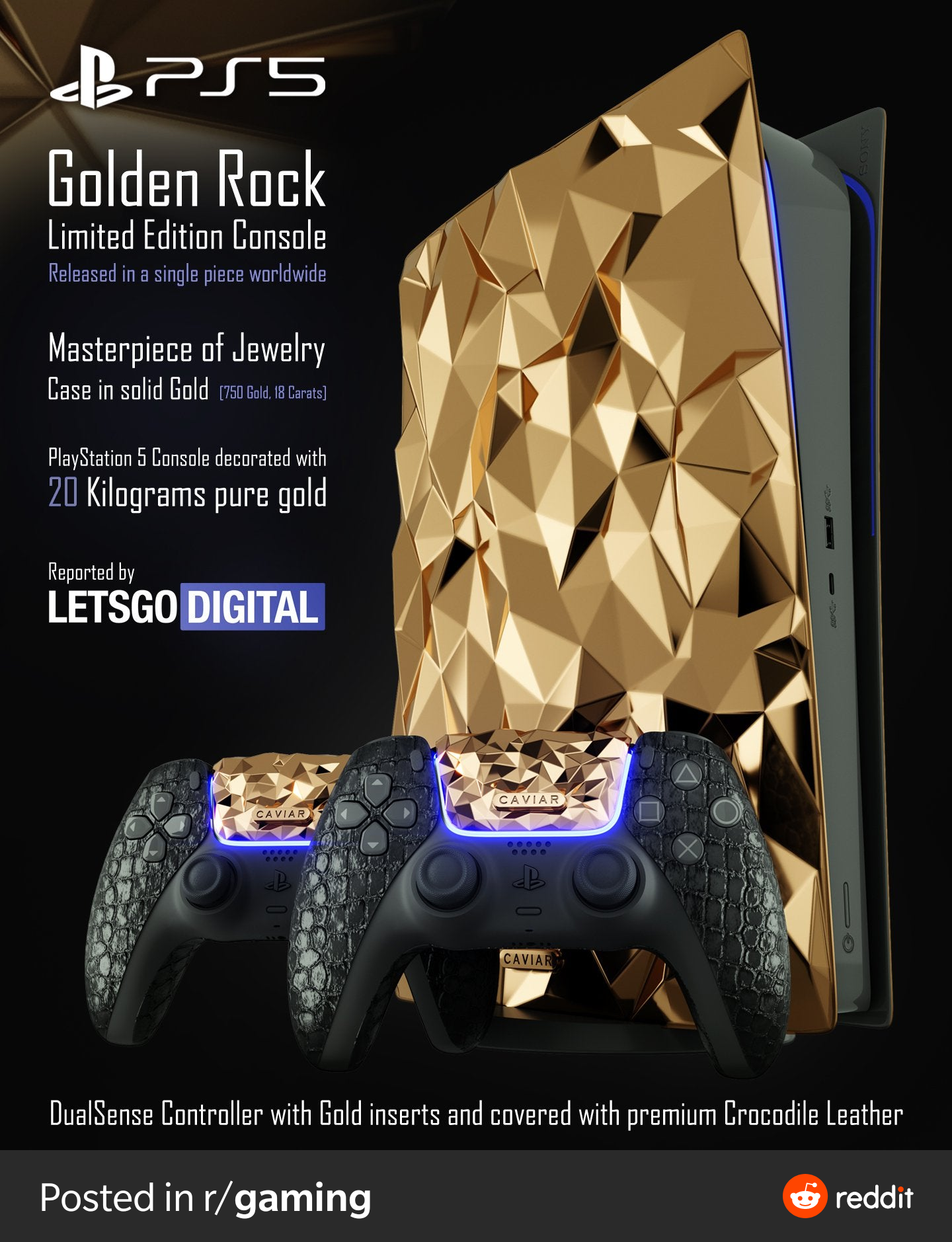 This golden ps5 | Scrolller