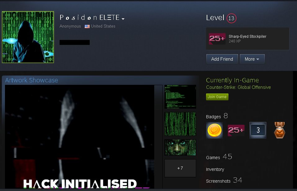 This guys steam profile | Scrolller