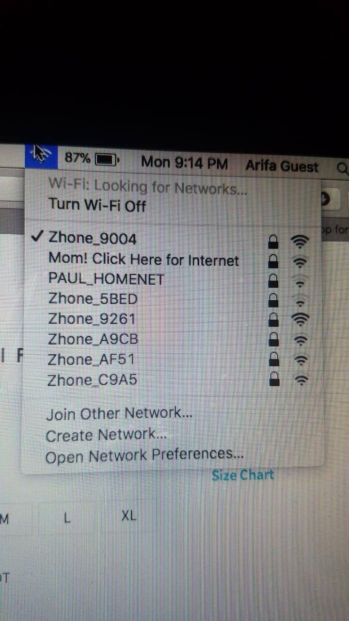 This is how I remind my mom about our WiFi name. | Scrolller