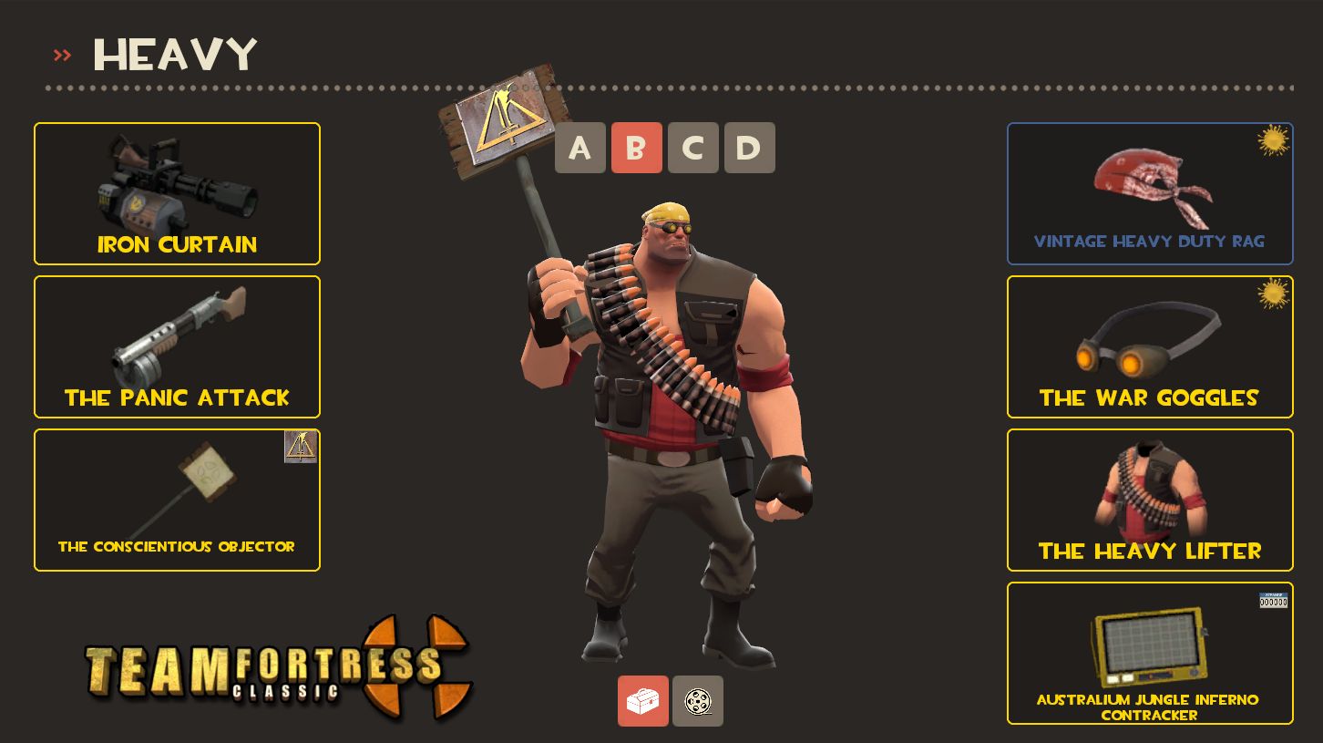 This is my Team Fortress Classic Team Yellow Heavy | Scrolller