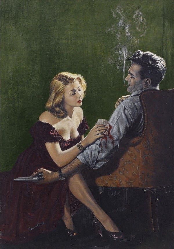 This is some awesome pulp art by Edmond Gray! | Scrolller