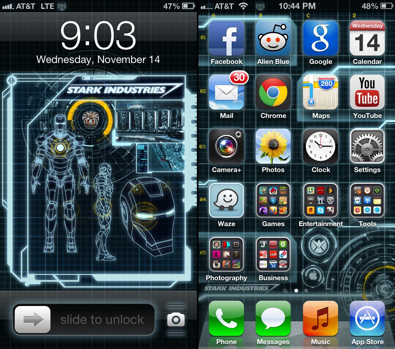 This is the Stark Industries wallpapers I designed for my iPhone 5 | Scrolller