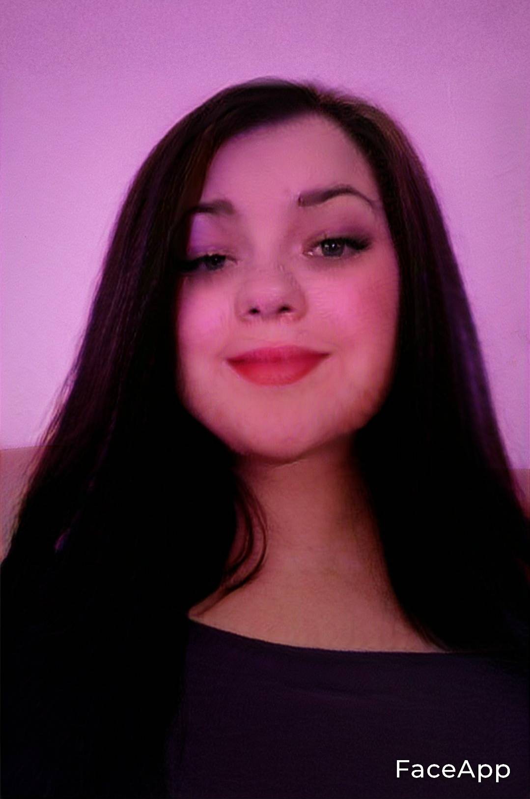 This is what I could like like according to face app still wish I could look like this every day ...