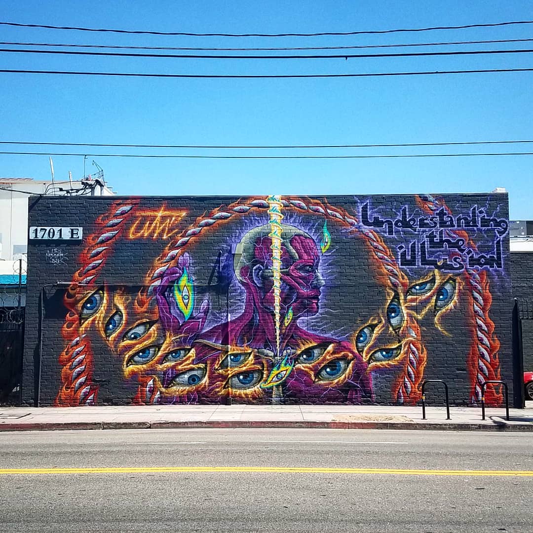 This Lateralus-inspired mural in Downtown LA's Arts District | Scrolller