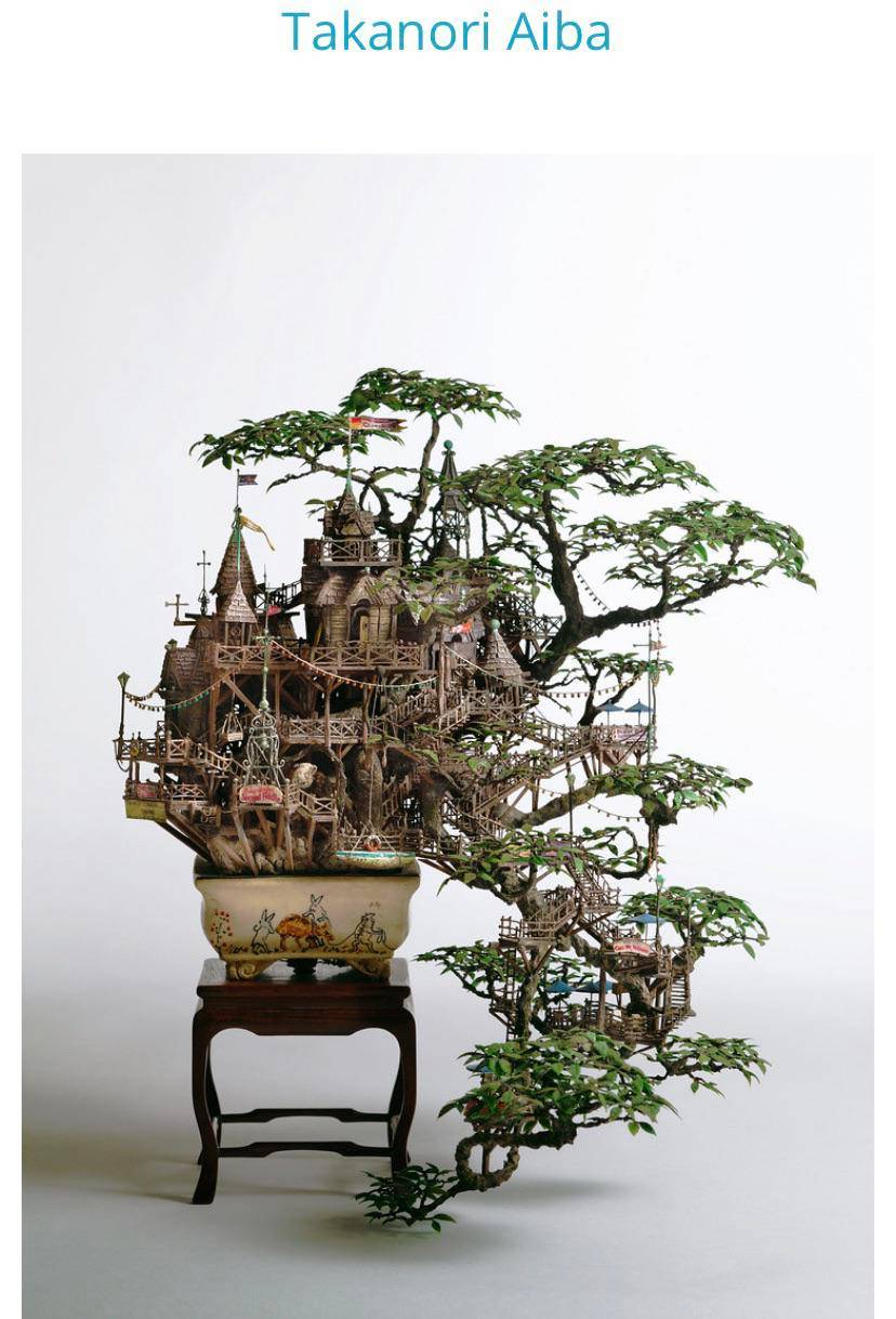 This little bonsai treehouse is amazing! | Scrolller