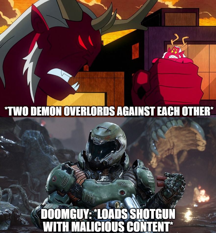 This looks like a job for Doomguy | Scrolller